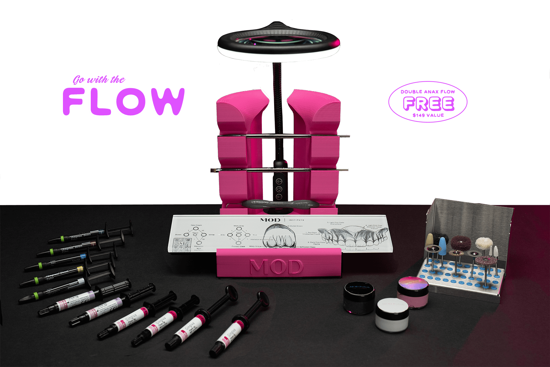 The MOD Tile System Malibu Pink | 3D Print Finishing Kit and Online Course